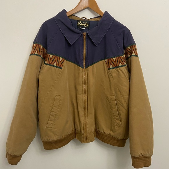 The Comfy | Jackets & Coats | Comfy Mens Twotone Puffer Jacket Brown ...